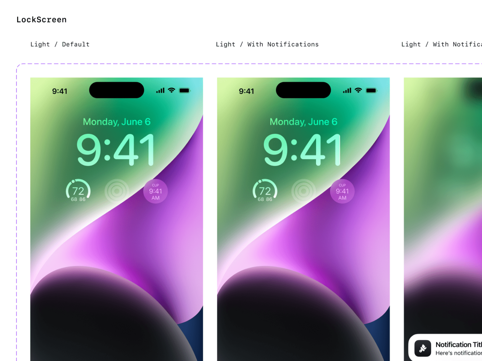 iOS 16 UI kit - 디자인 나침반