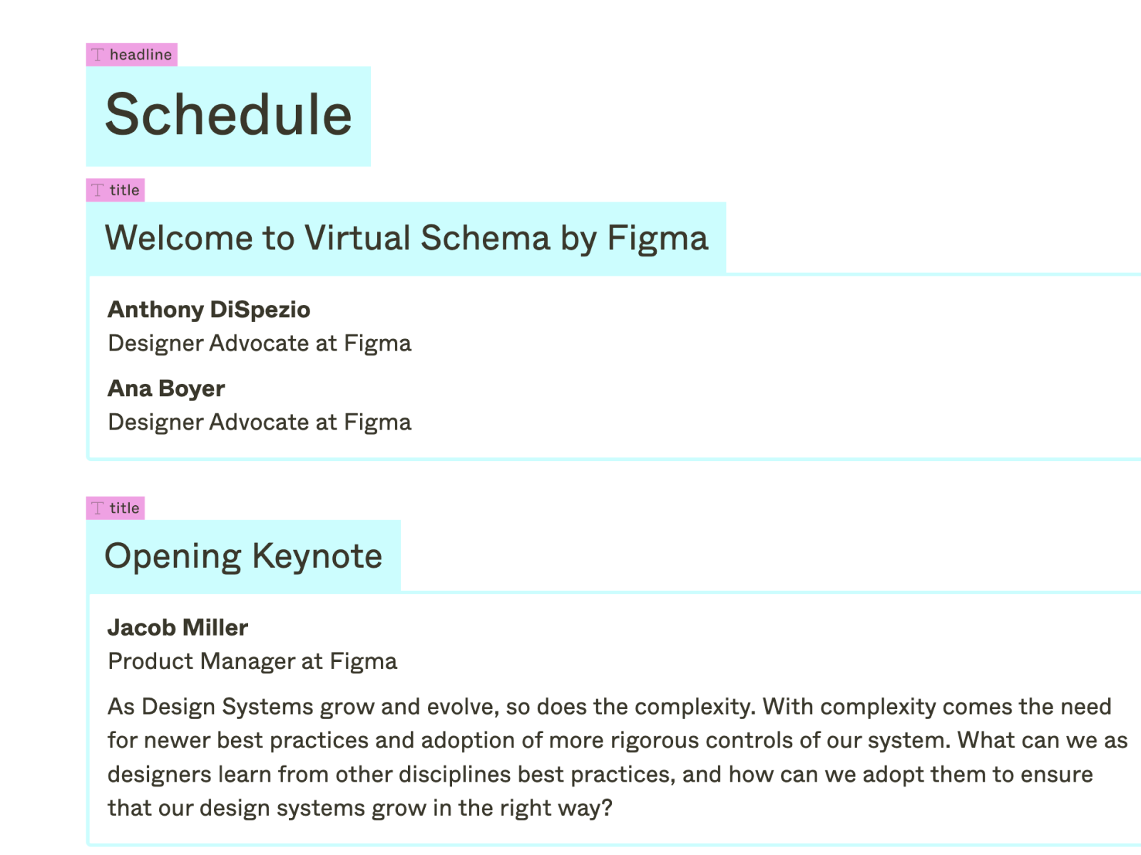 schema by Figma: 피그마가 여는 디자인 시스템 컨퍼런스 - 디자인 나침반