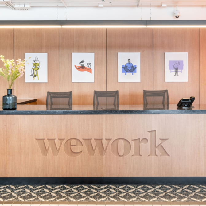 WeWork 브랜드 리프레쉬: 모던하면서 사람 냄새 나게 - 디자인 나침반
