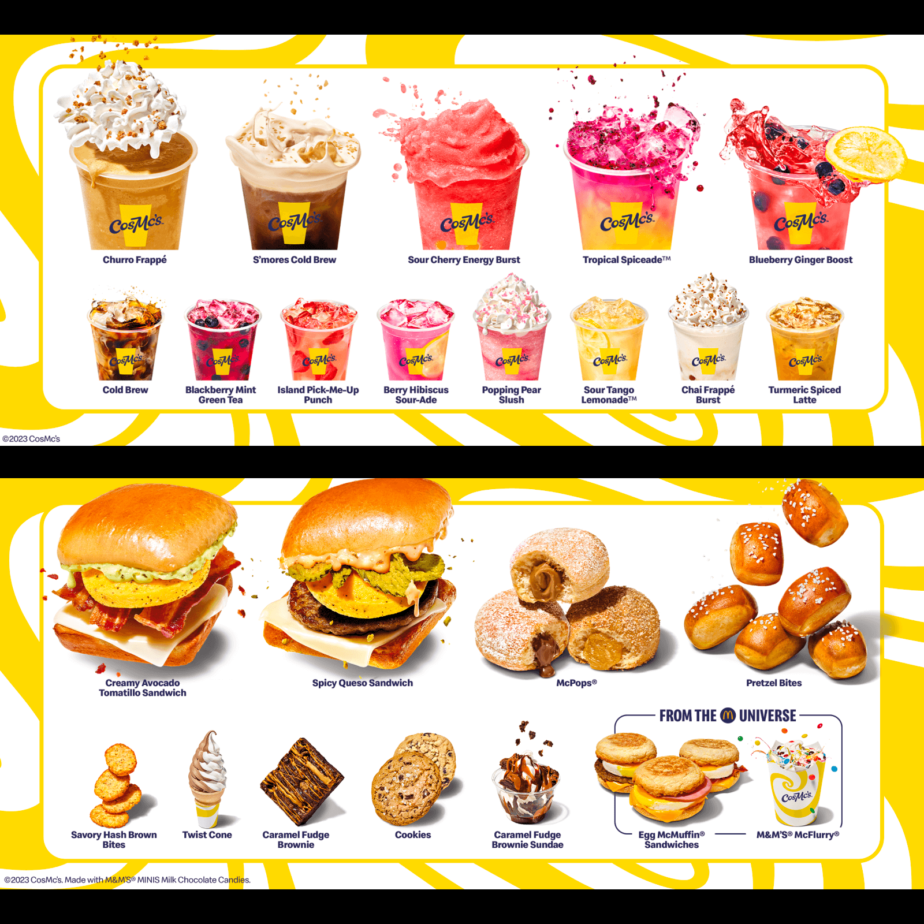코스맥스 CosMc’s : 던킨 도넛과 스타벅스에 도전하는 맥도날드의 80년대 외계인 - 디자인 나침반