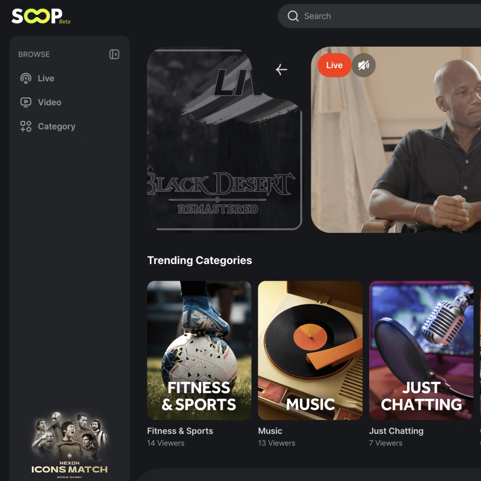 SOOP: 숲으로 활골탈태한 아프리카TV - 디자인 나침반