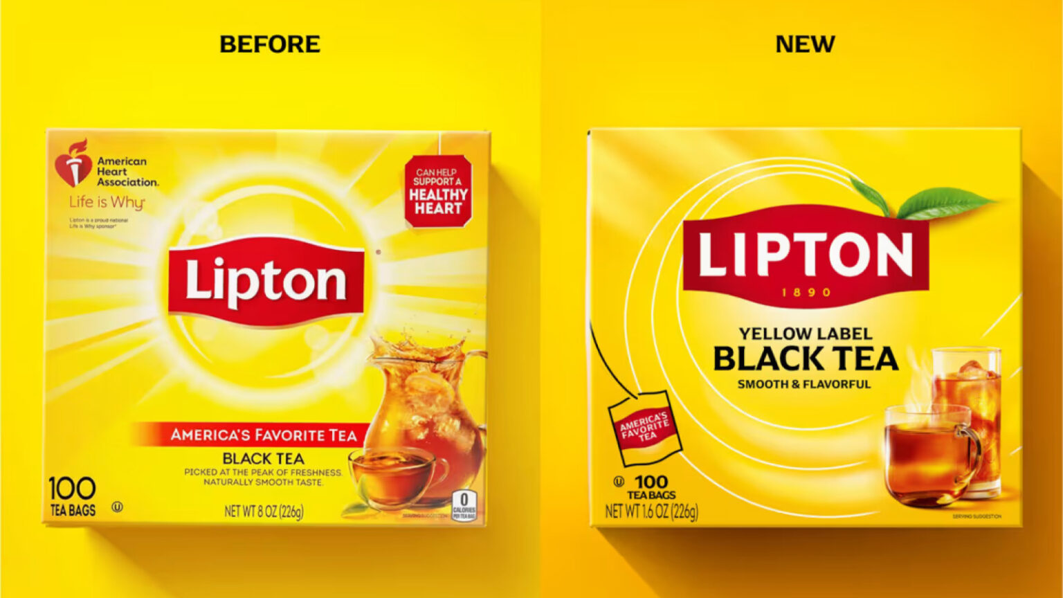 Lipton 135th Anniversary Rebranding - Design Compass