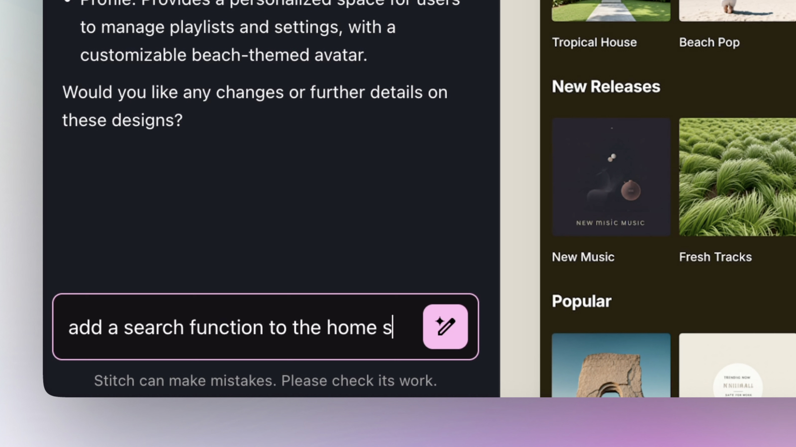 Stitch, UI design tool by Google - Design Compass